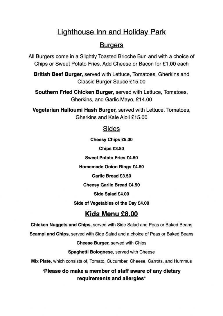 The Lighthouse Inn – Coast Road, Walcott, NR12 0PE Tel: 01692 650371